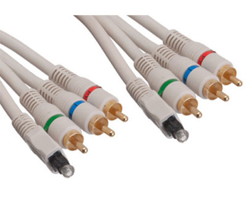 Component Video Toslink Coaxial Cable YPbPr Triple RCA Male (6Ft, 12Ft ...